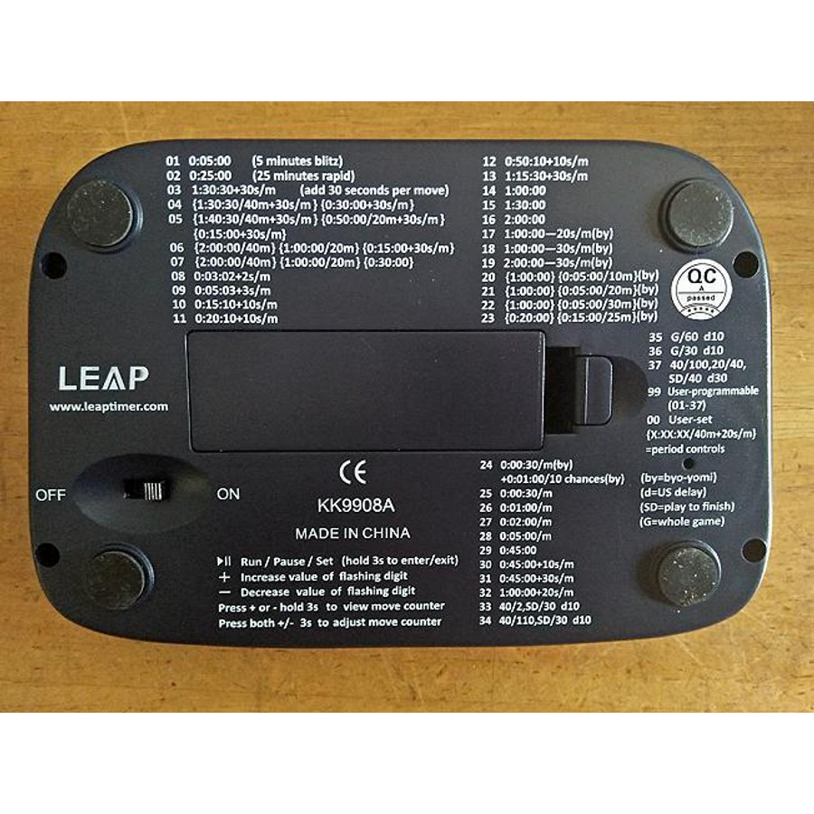 LEAP Digitális Sakkóra